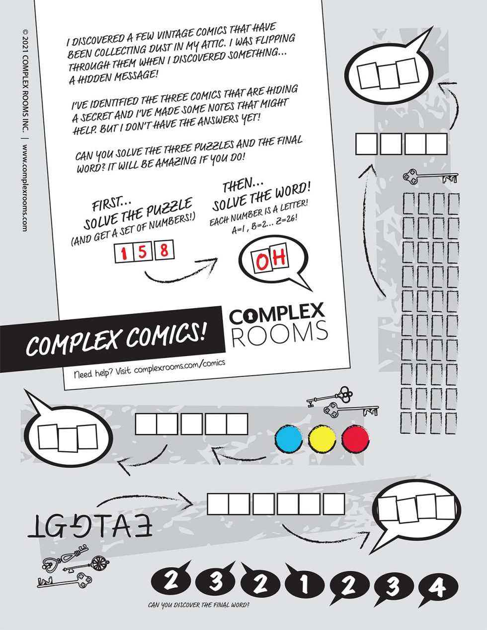 Complex Comics | Complex Rooms